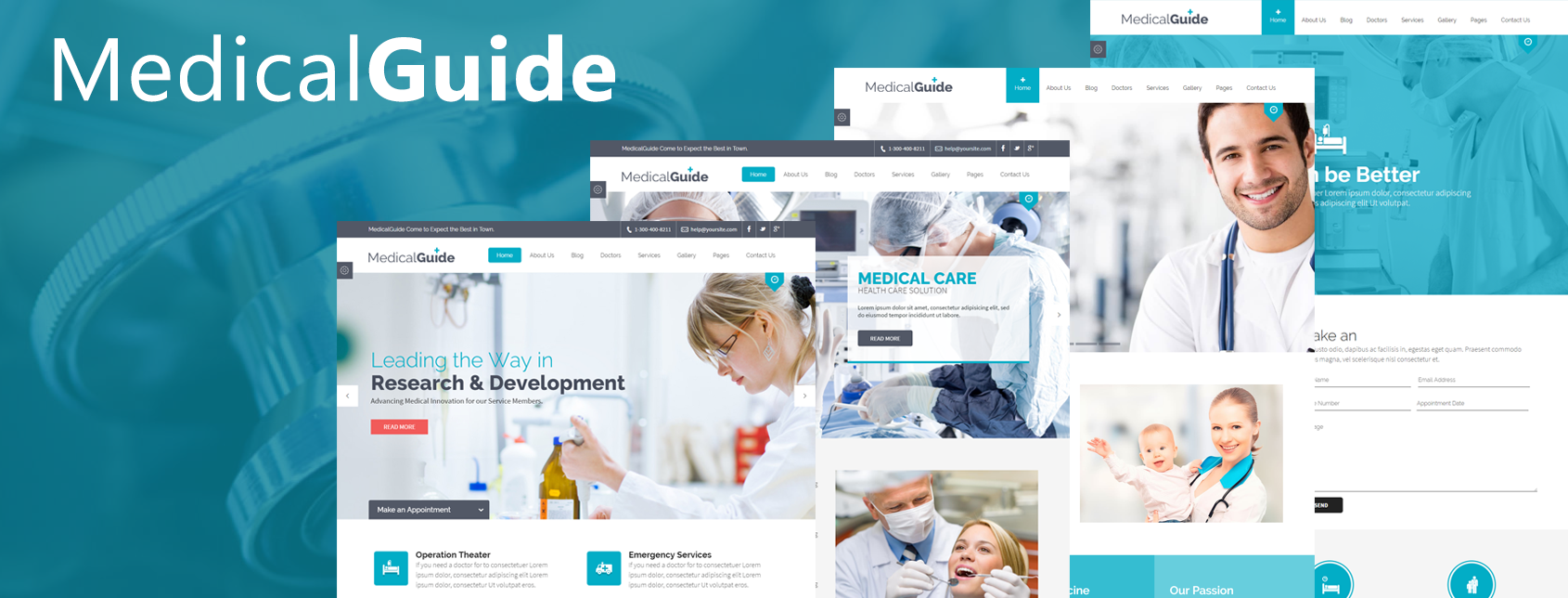MedicalGuide – Health and Medical WordPress Theme – PearlThemes